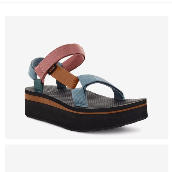 Teva | Shoes | Teva Flatform Universal Adjustable Platform Sandal Rose ...